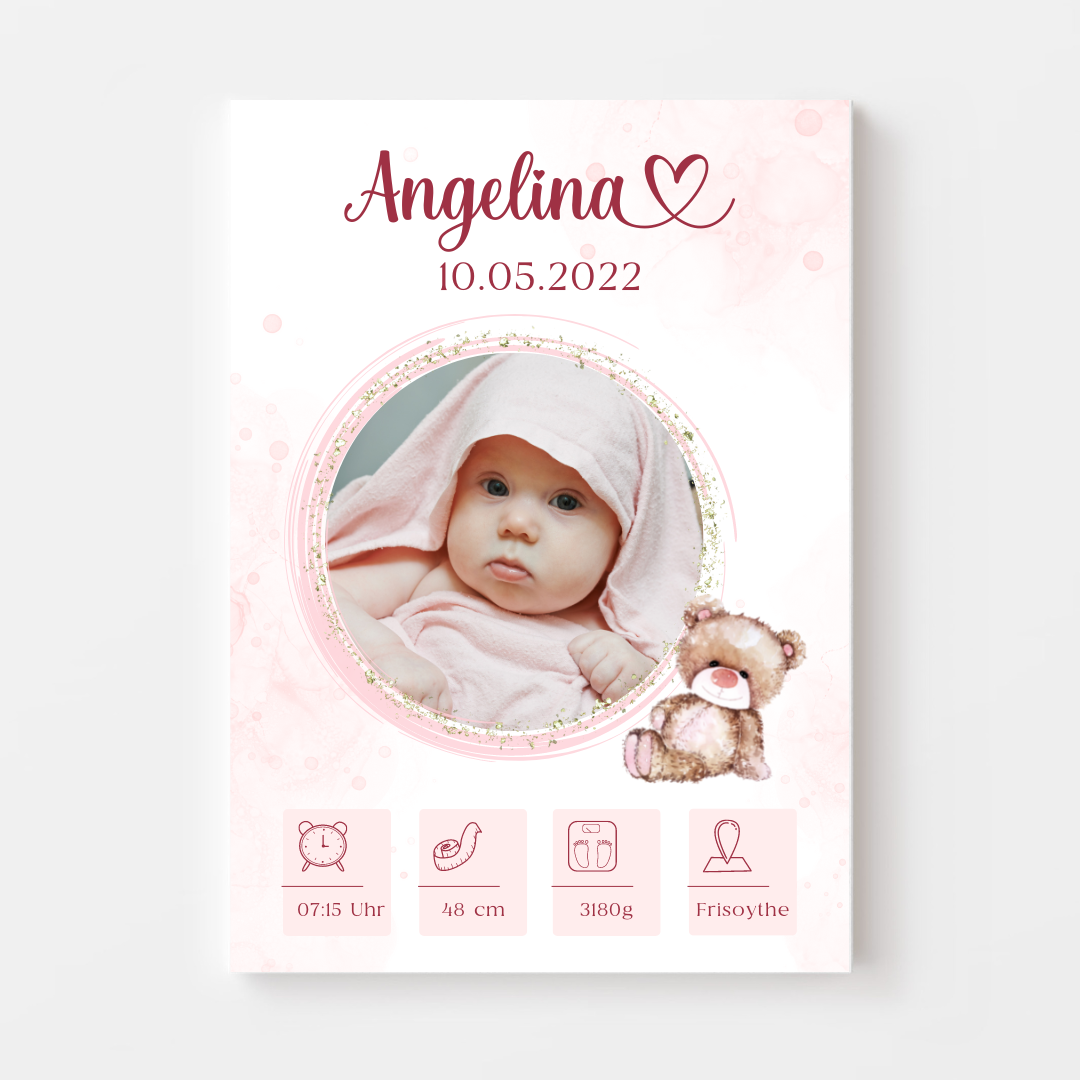 Leinwand Angelina – Stickblume.de
